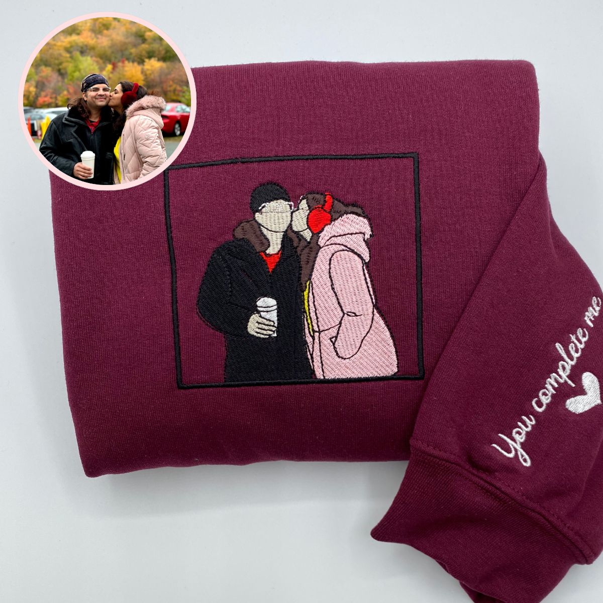 Custom Matching Hoodies For Couples - Cute Couple Hoodies