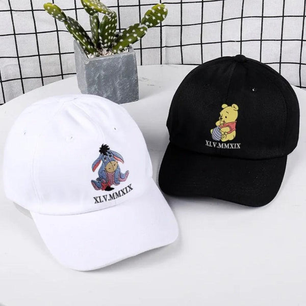 Custom Embroidered Hats For Couples, Funny Matching Couples Hats, Bear